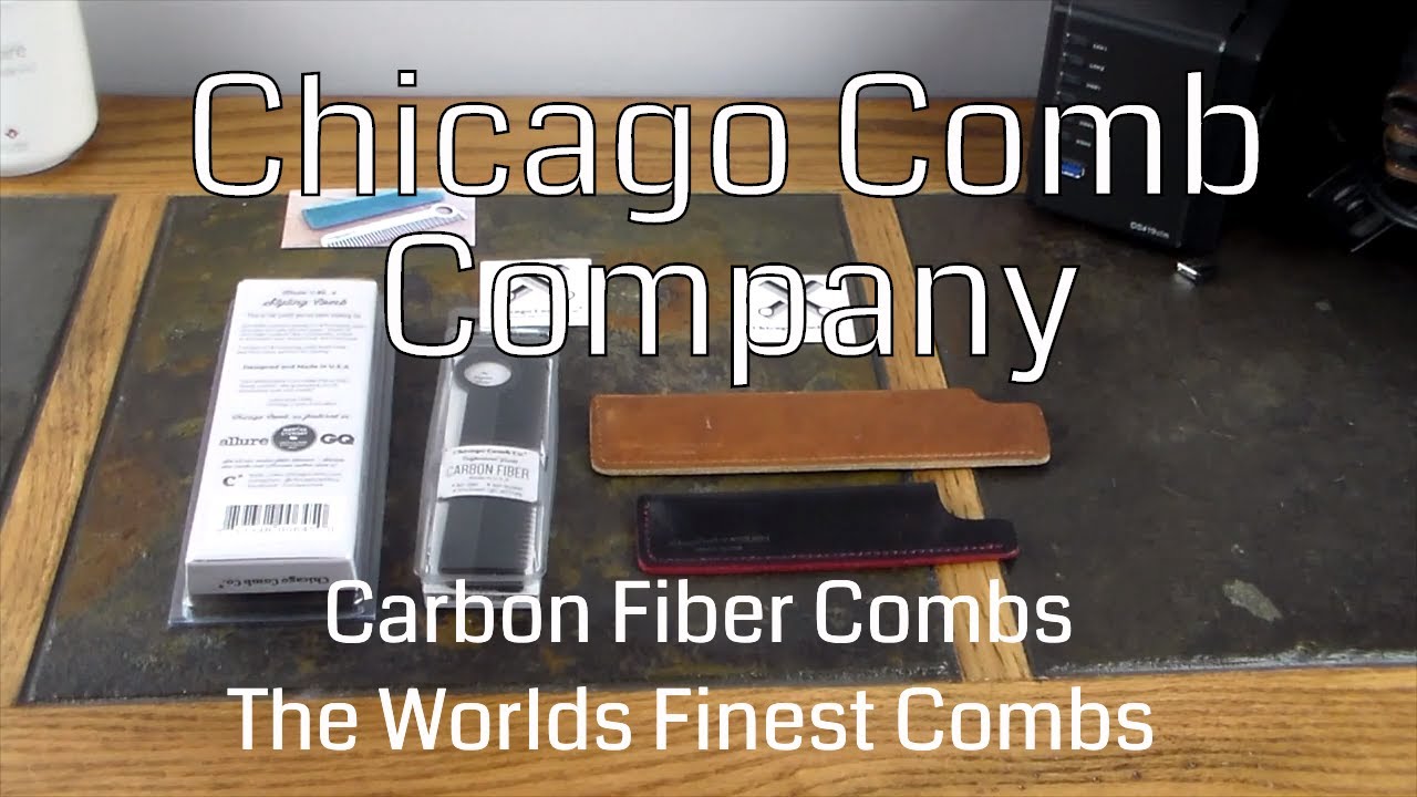 Chicago Comb Company Carbon Fiber Combs: High Quality Grooming Gear ...