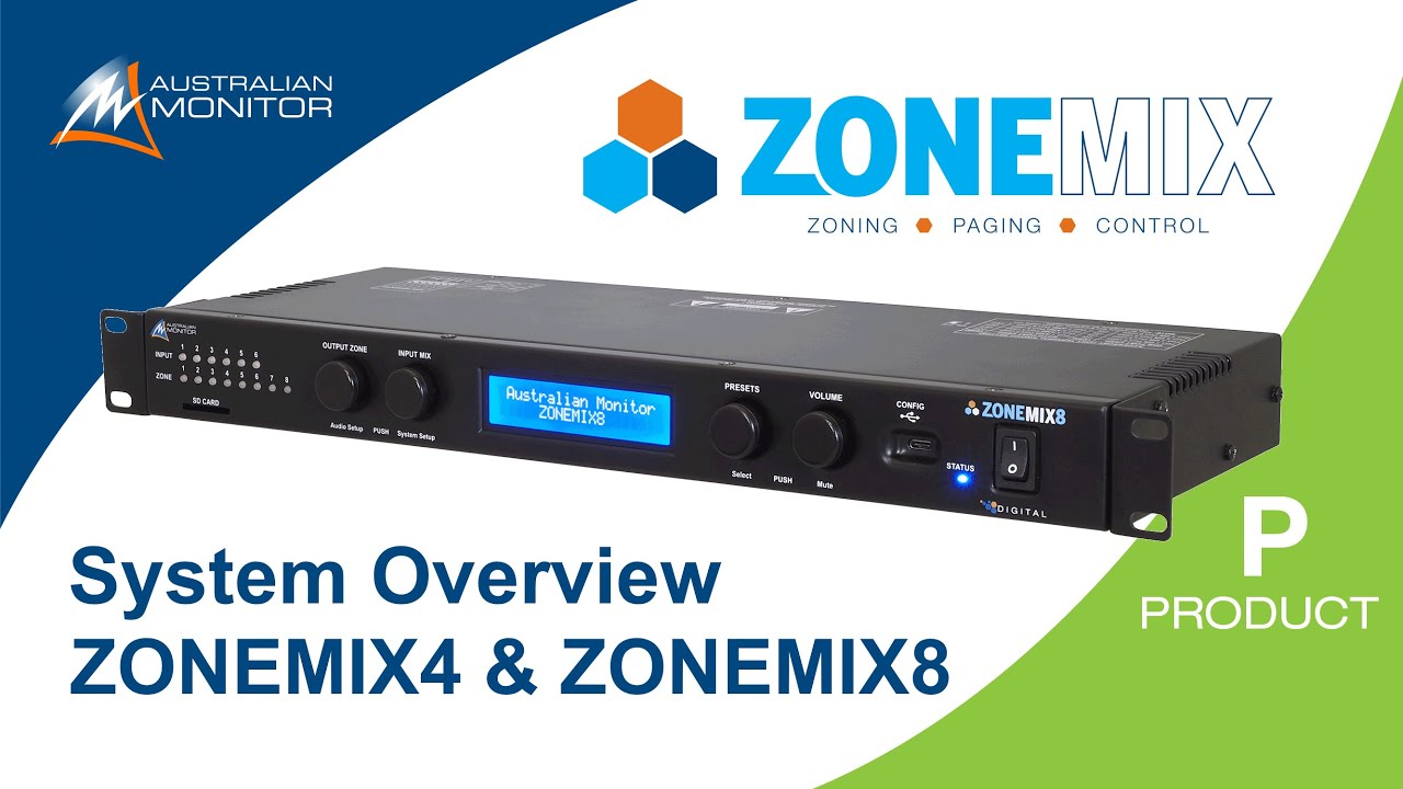 ZONEMIX System Overview - Zoning, Paging, Control - YouTube