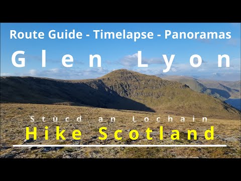 047 Stùcd an Lochain, Glen Lyon, Scotland. Short walk on a gloriously sunny and very windy day.