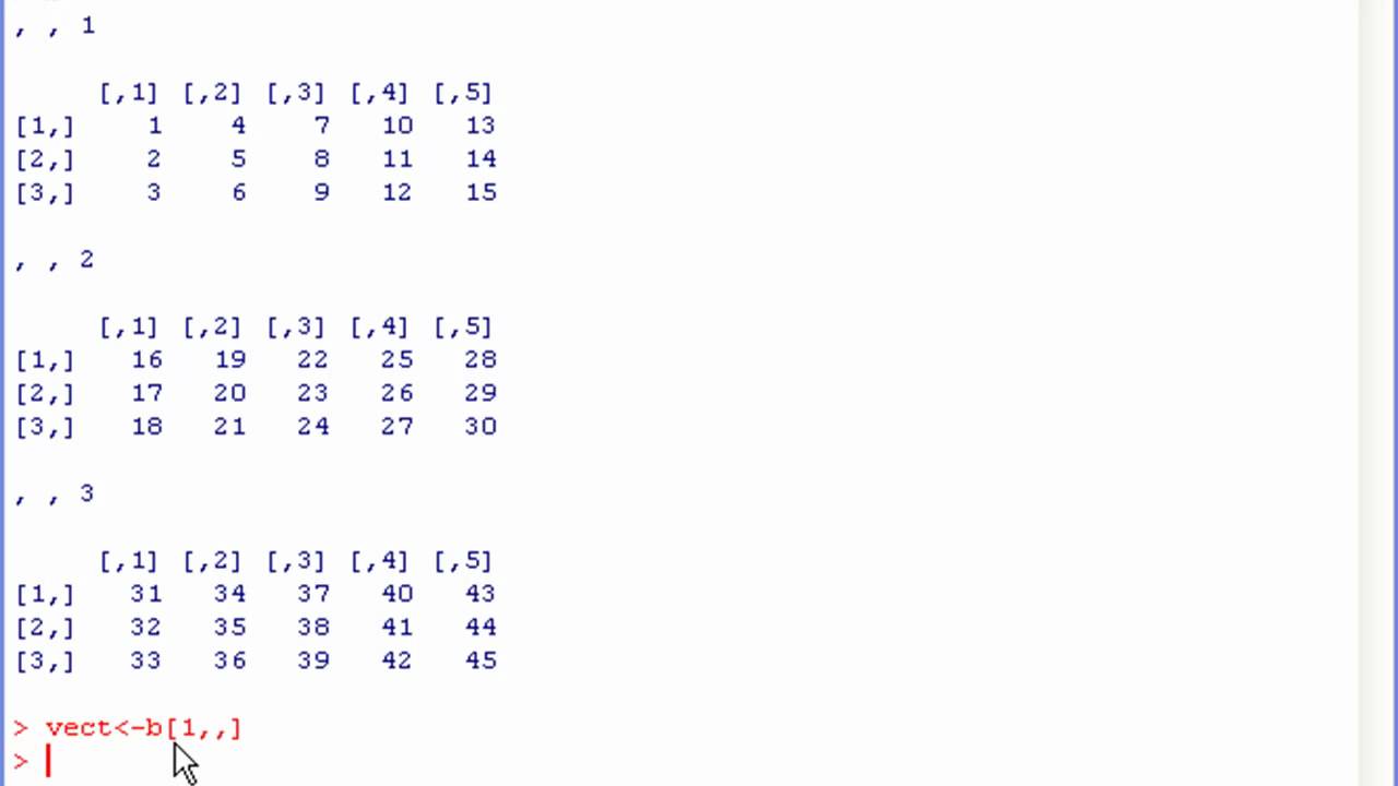 R Project Espanol Matrices Parte 2 Youtube