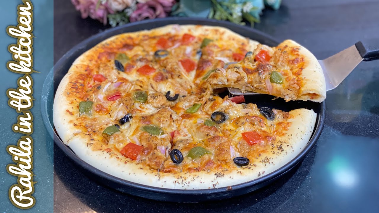 Homemade pizza Recipe by Rahila in the kitchen - YouTube