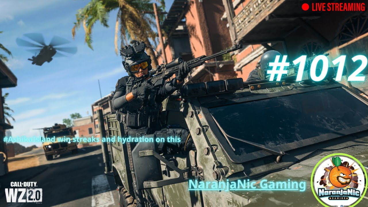 NaranjaNic Gaming | Call Of Duty: Warzone | #AshikaIsland win streaks and hydration on this ...