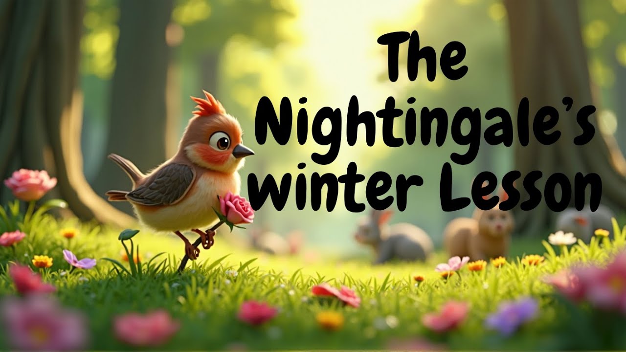 The Nightingale’s Winter Lesson | Educational stories| animated story ...