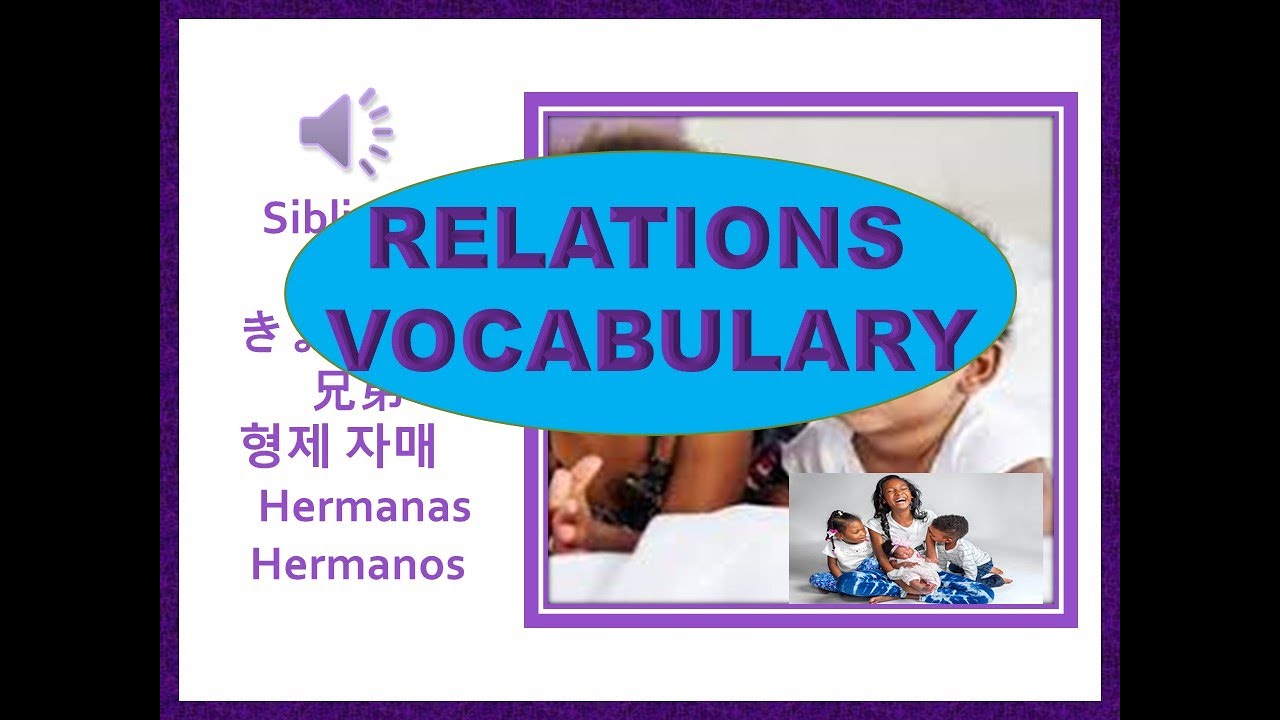 English Vocabulary For RELATIONS YouTube english-vocabulary-for-relations-youtube