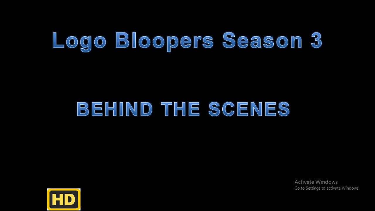 Logo Bloopers Season 3 - Behind The Scenes - YouTube