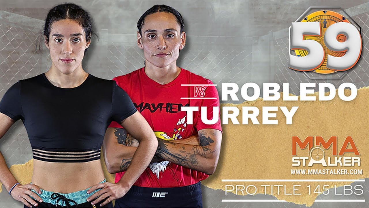RUF 59 | Pro Title 145 LBS | Jaeleen Robledo vs Zurina Turrey Highlight ...