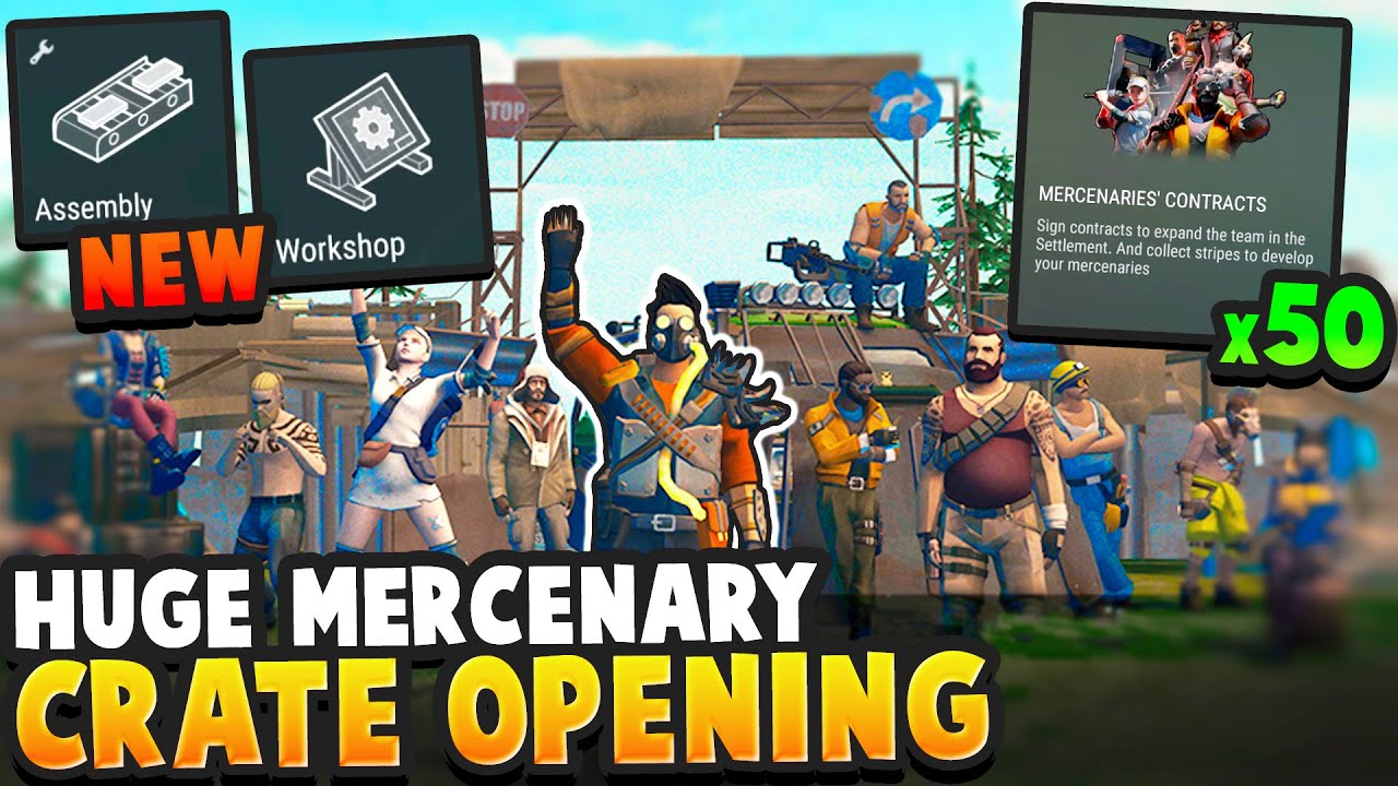 Building the NEW Assembly + Workshop (HUGE Mercenary Crate Opening) in ...