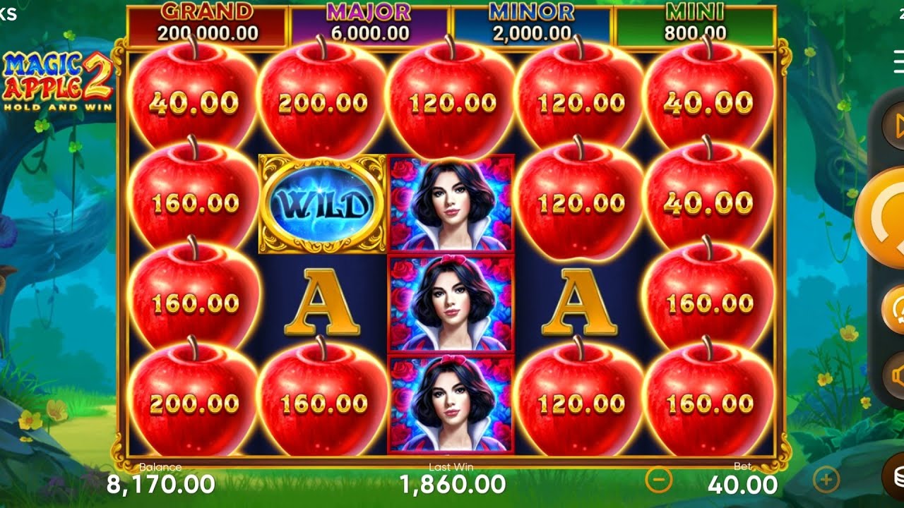 Online casino big jackpot winning magic apple jackpot (1) - YouTube