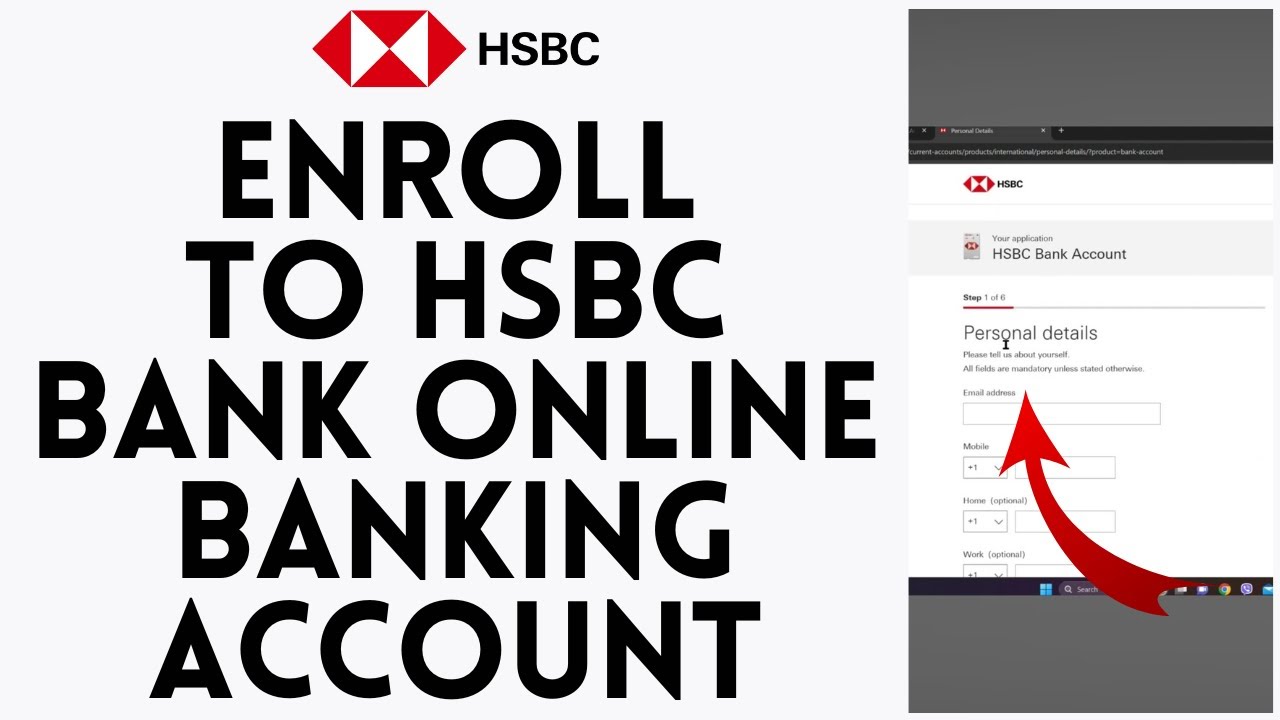 How to Enroll to HSBC Bank Online Banking Account (2024) - YouTube