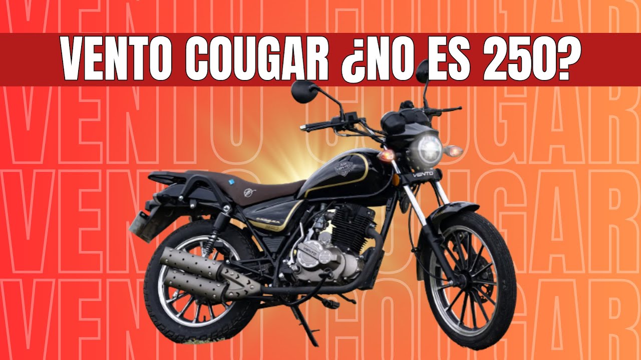 Vento Cougar 250 ¿NO ES 250? ¿VALE LA PENA? - YouTube
