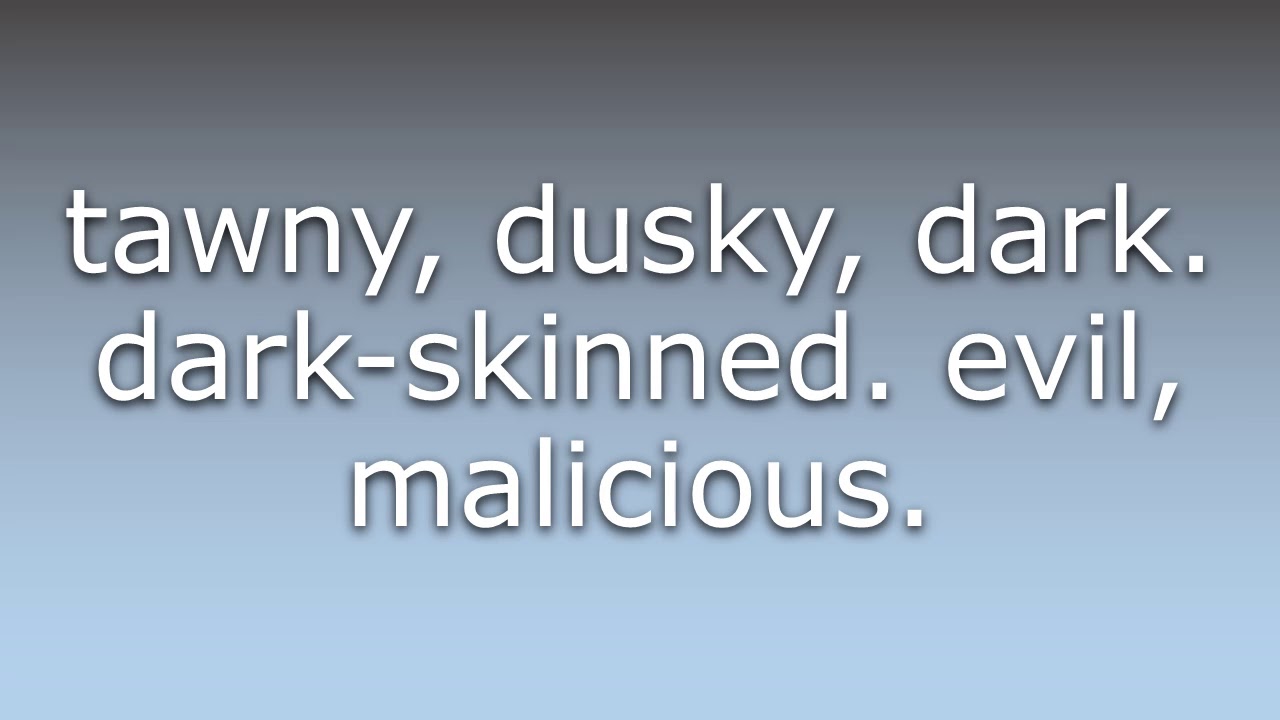 What does Swarthy mean? - YouTube