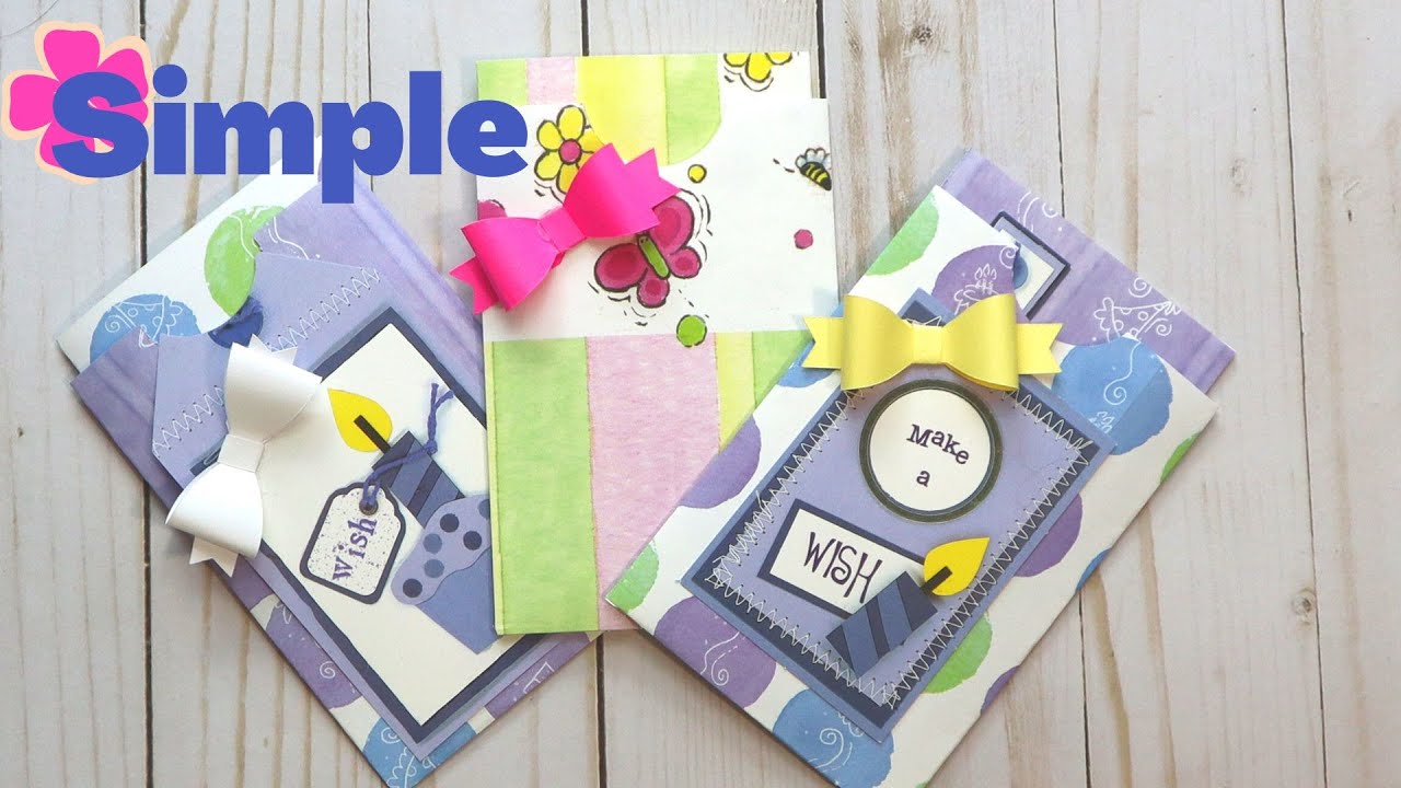 How to make a simple card and envelope - YouTube
