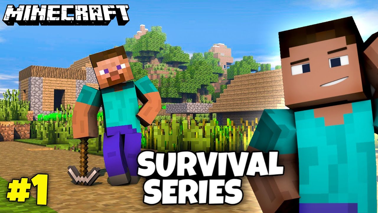 STARTING A NEW JOURNEY IN MINECRAFT #1 II MINECRAFT SURVIVAL SERIES II ...