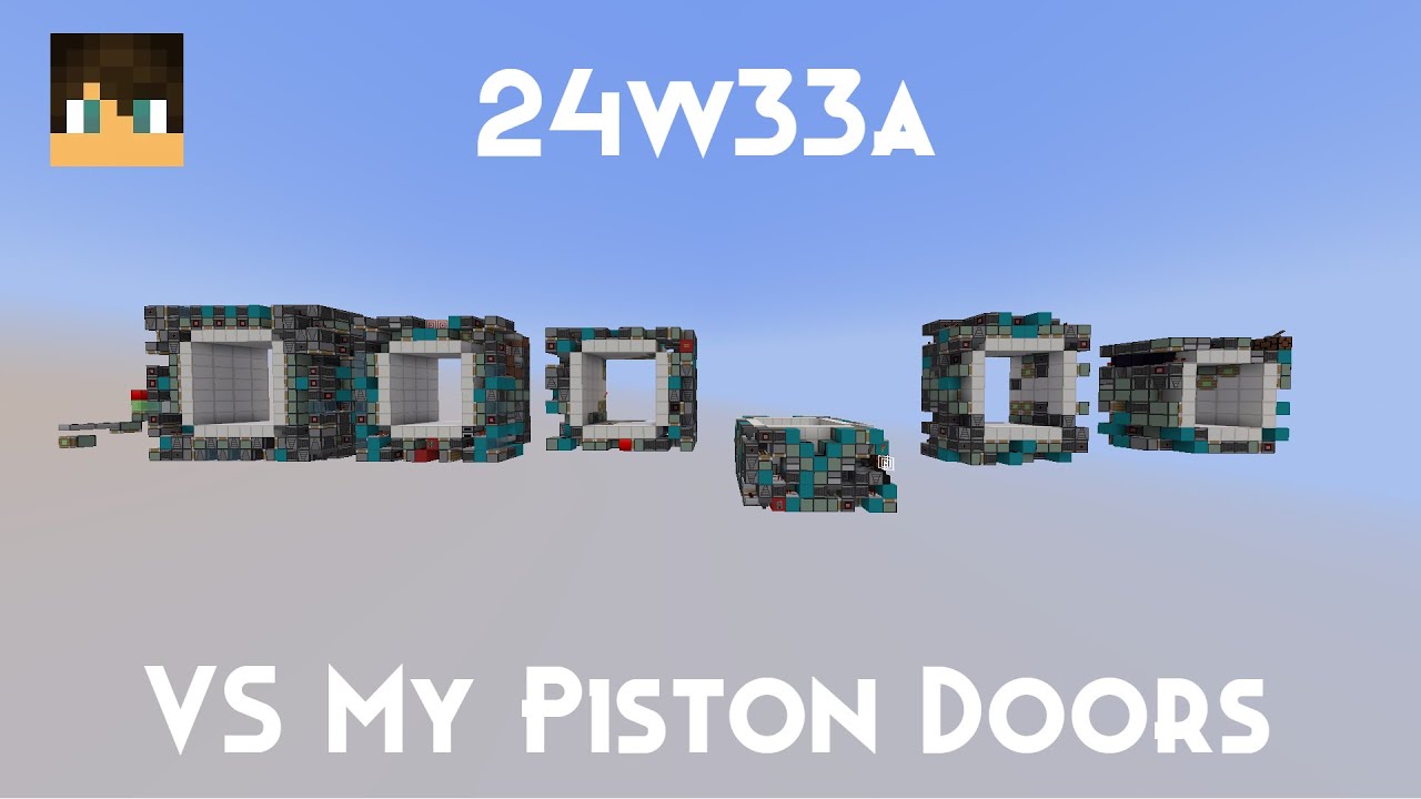 How does 24w33a affect my piston doors? - YouTube