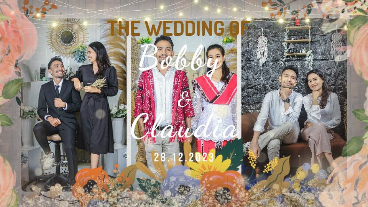 WEDDING DAY BOBBY DAN CLAUDIA - YouTube