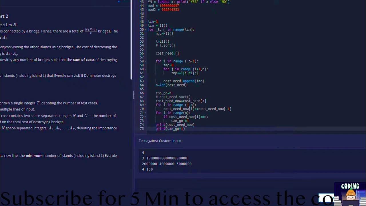 CodeChef Starters 139 | Solution Hints | Free - YouTube