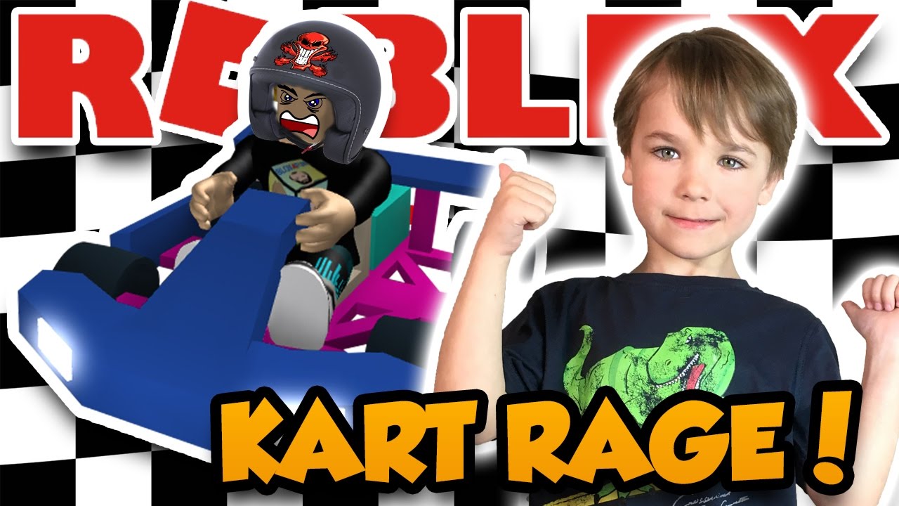 Go Kart Rage in ROBLOX | SON & DAD Racing with Go Karts - YouTube