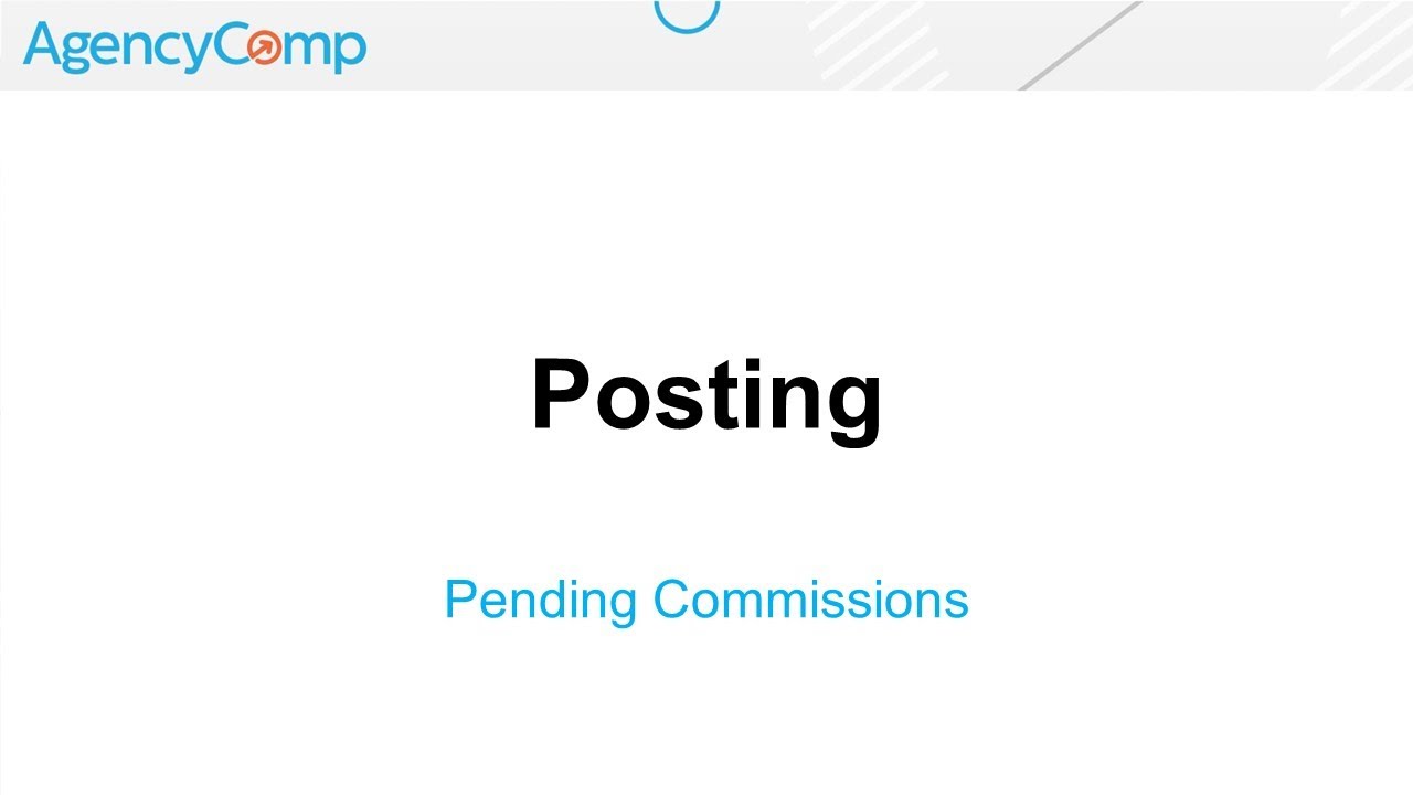 Posting - Pending Commissions - YouTube