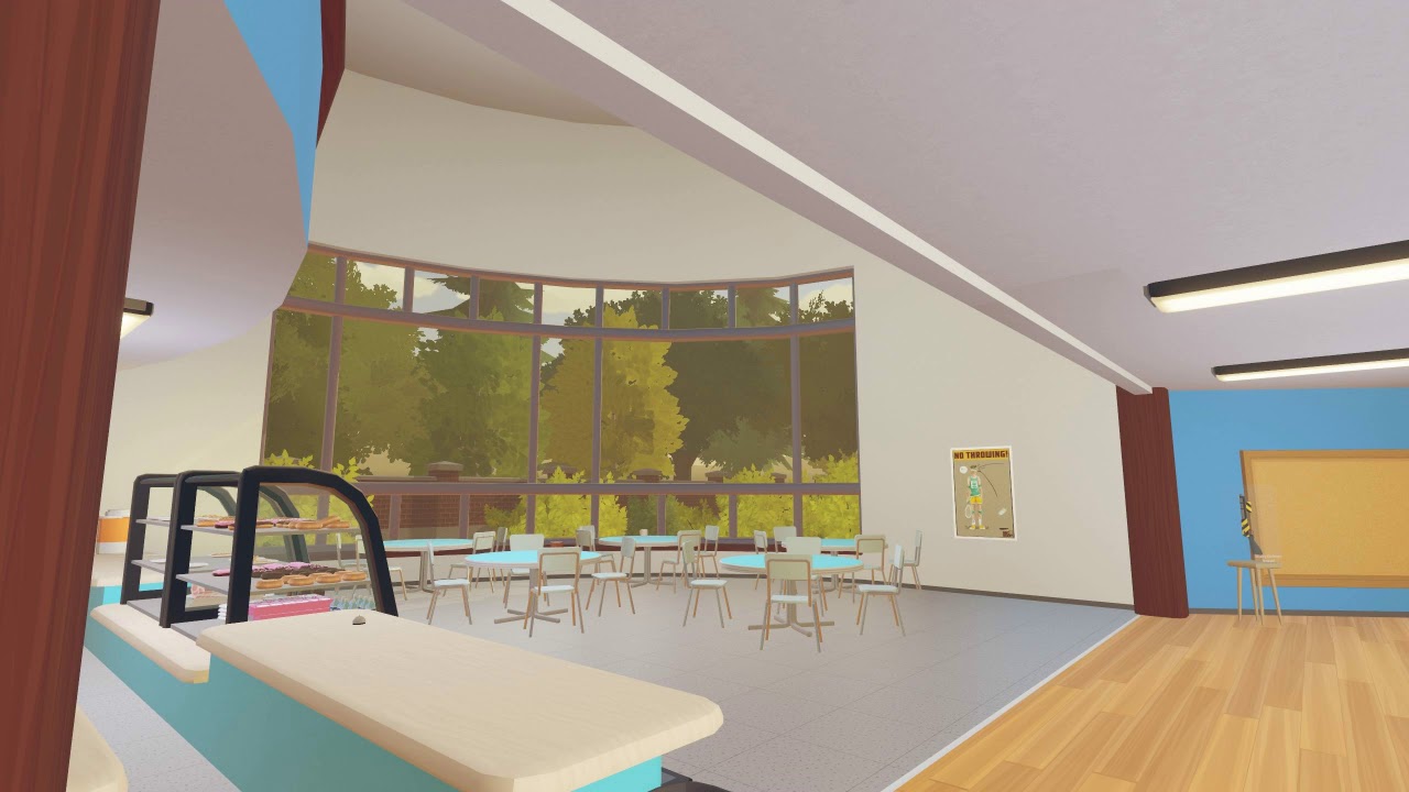 Rec Centre Cafeteria Ambience - Rec Room Sound Effect - YouTube