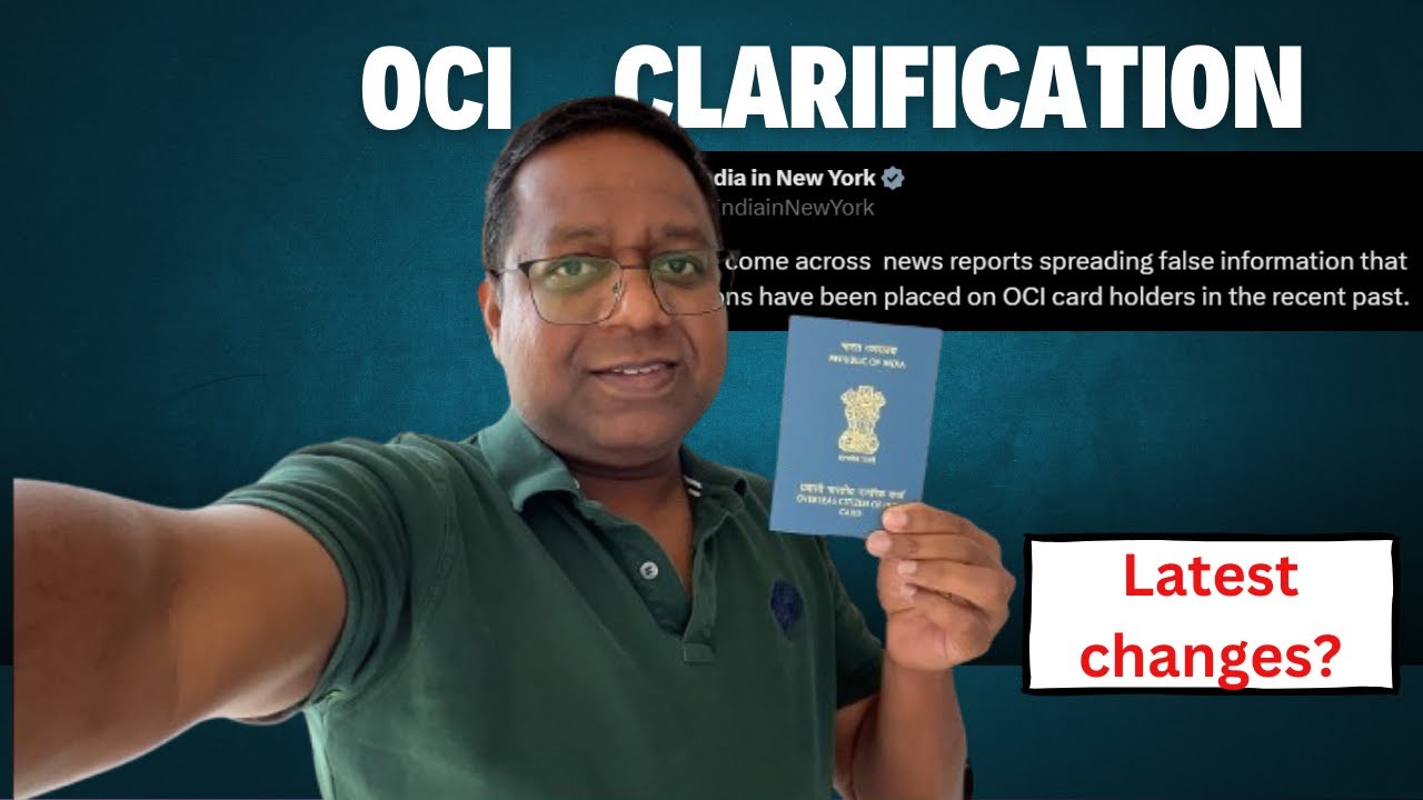 Are there any new changes to OCI rules? Explained - YouTube