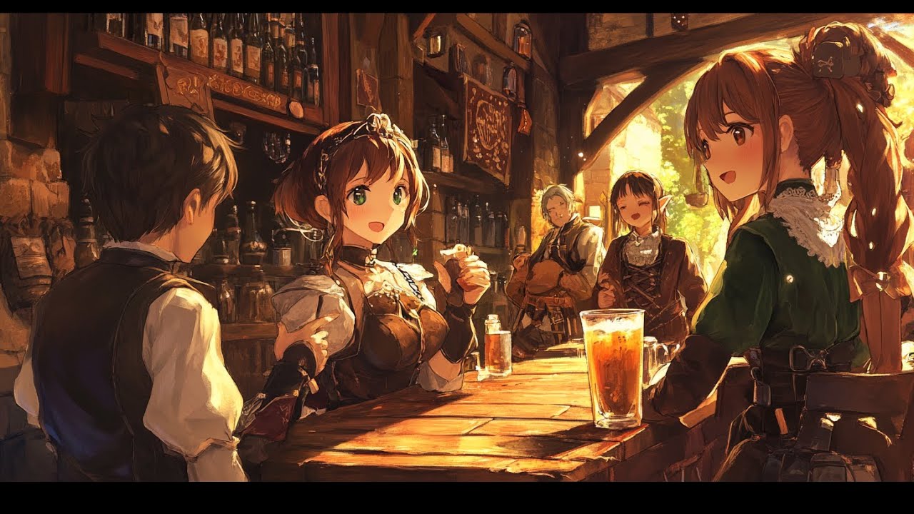 Anime Tavern Vibes | Medieval Ambience & Fantasy Music - YouTube