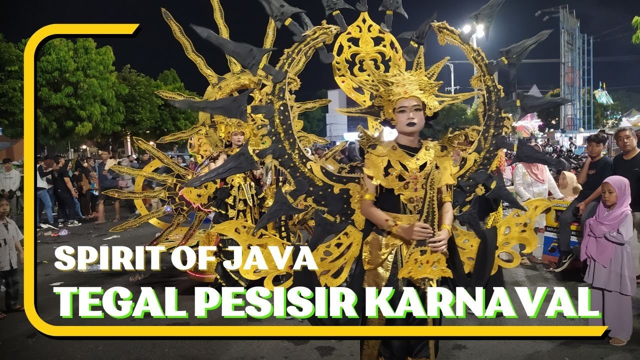 SUASANA KIRAB PERAGAAN BUSANA, TEGAL PESISIR KARNAVAL "SPIRIT OF JAVA" 2023 || ALUN-ALUN KOTA ...