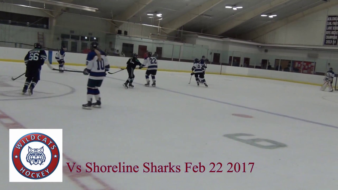 Suffield Wildcats Vs Shoreline Sharks 2017-02-22 L 3-4 G 2 - YouTube