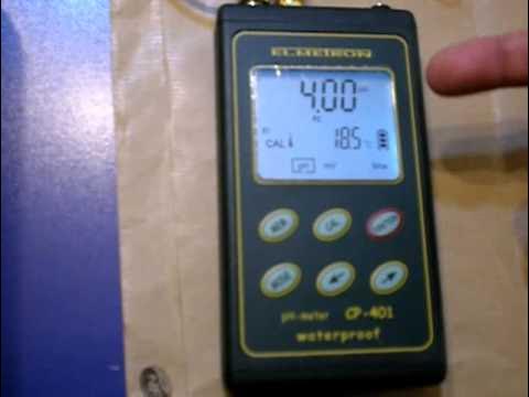 ELMETRON pHmetro CP 401 uso y calibración - YouTube