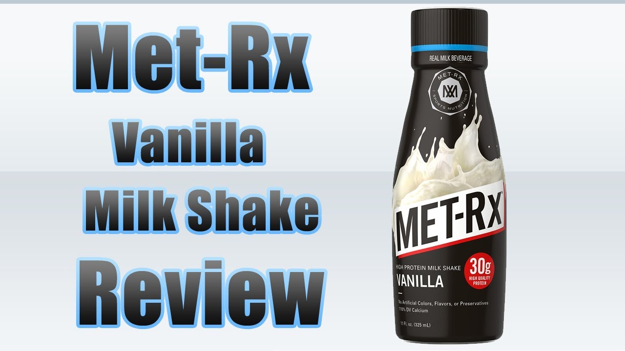 Met-Rx: Vanilla High Protein Milk Shake Review - YouTube