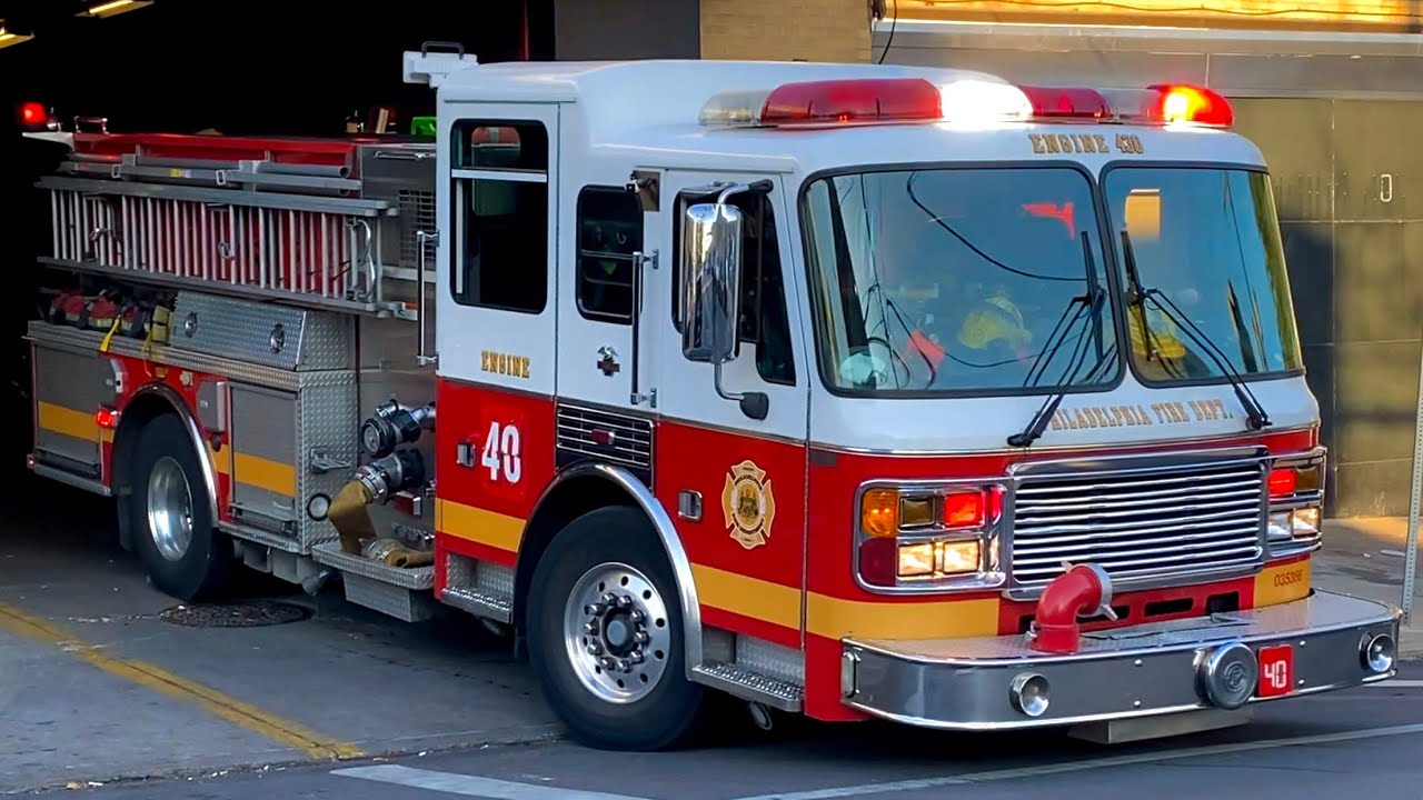 PHILADELPHIA FIRE DEPARTMENT ***( SPARE)*** ENGINE 40 RETURNING TO ...