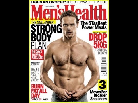 Sam Heughan Is Shirtless & Ripped for 'Men's Health South Africa' - YouTube