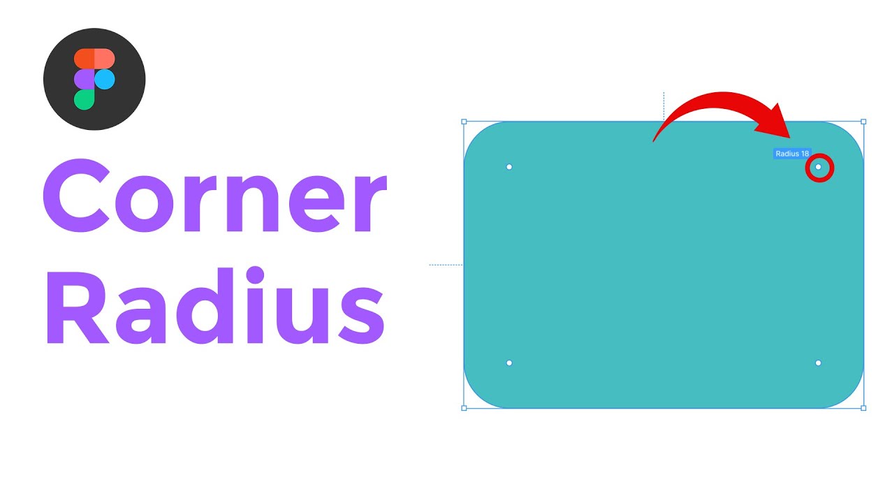 How to use Corner Radius in Figma - YouTube