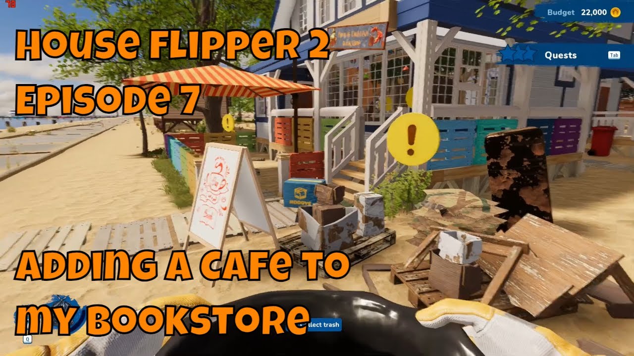 Transforming My Bookstore With A Cafe! Epic House Flipper 2 Gameplay ...