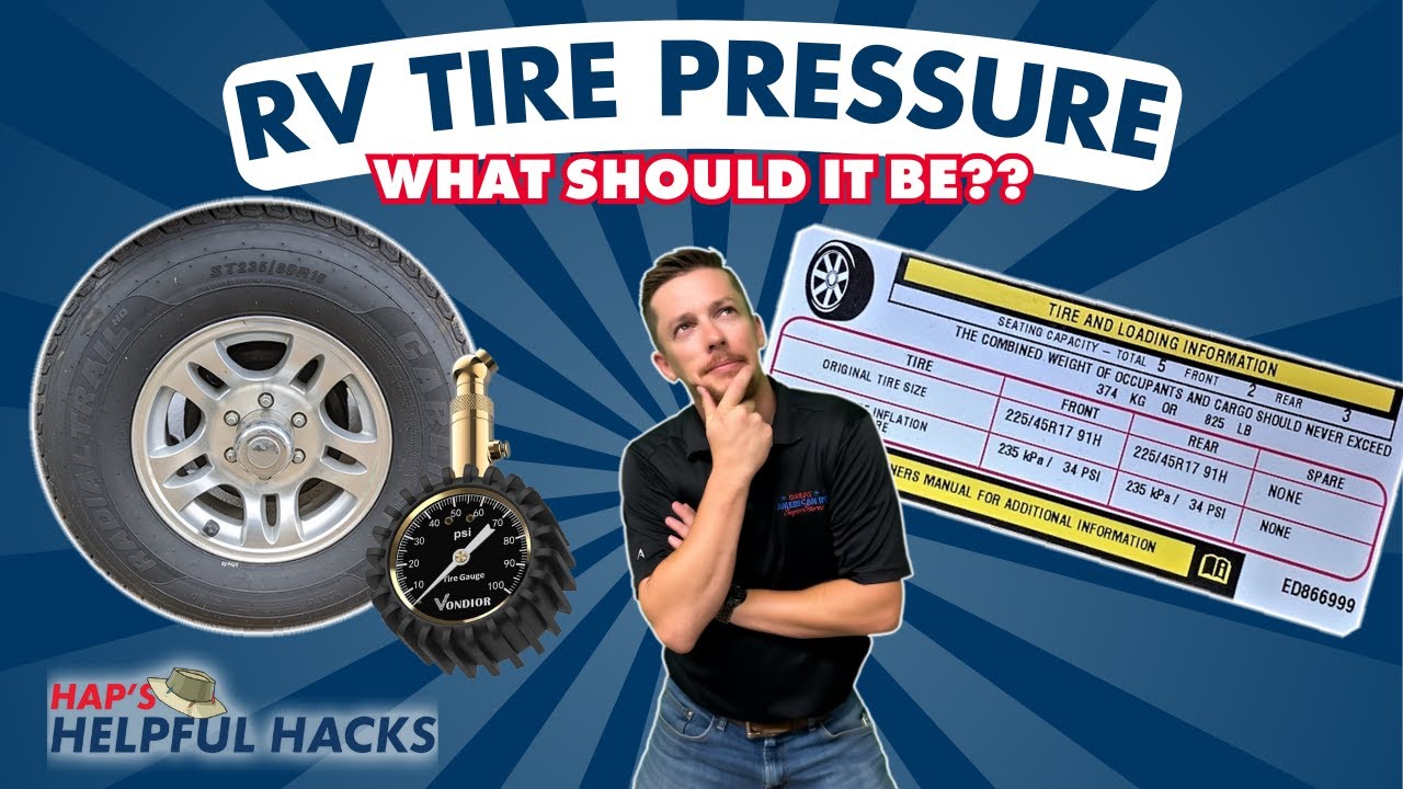 How to Locate the Proper Tire Pressure for Your RV - YouTube