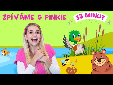 Zábavné Písničky pro Děti - Zvířátka pro Nejmenší - Zpíváme s Pinkie - 30 Minut Zábavy