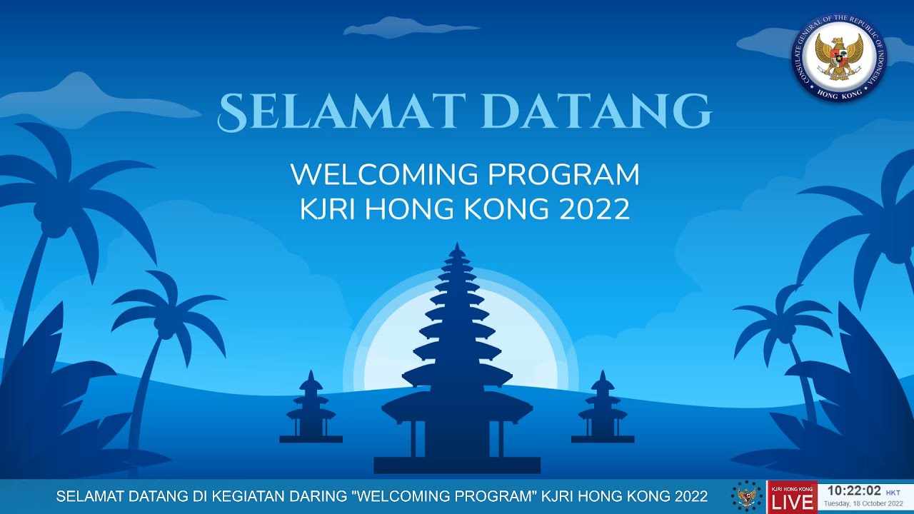 Welcoming Program KJRI Hong Kong Bulan Desember 2022 - Sesi 2 - YouTube