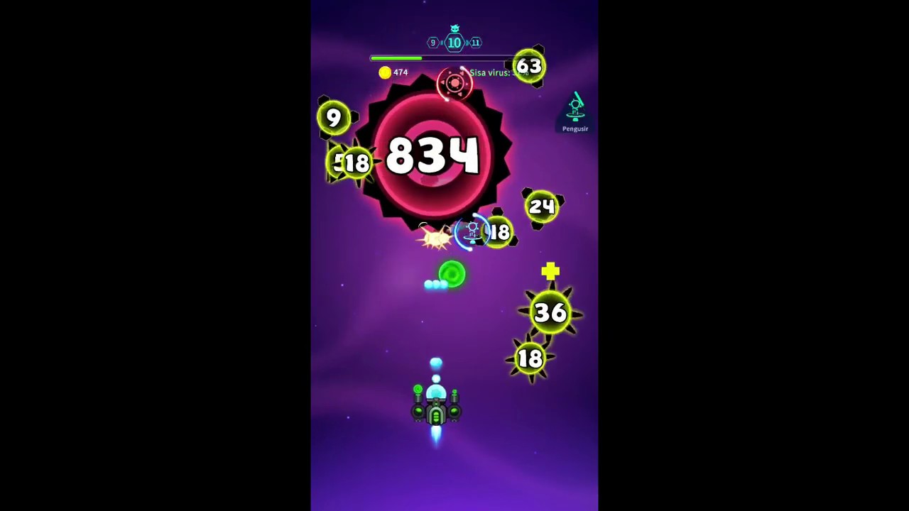 Virus War level 1 - 10 - YouTube