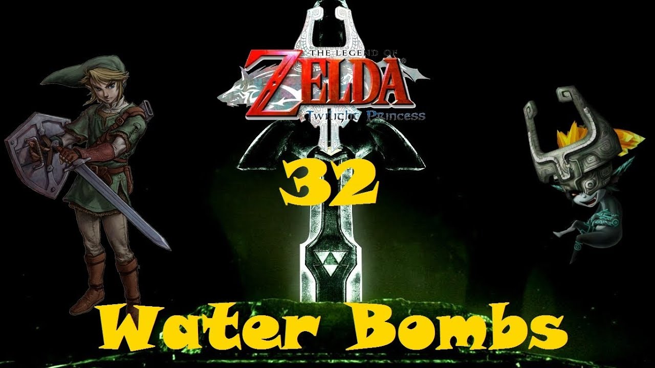 The Legend of Zelda: Twilight Princess (Wii) - 32 Water Bombs - YouTube