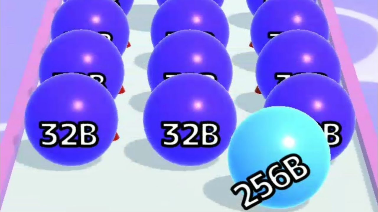 Ball Run Infinity - (MAX LEVEL) 2048B, 64C, 1024M Infinity - YouTube