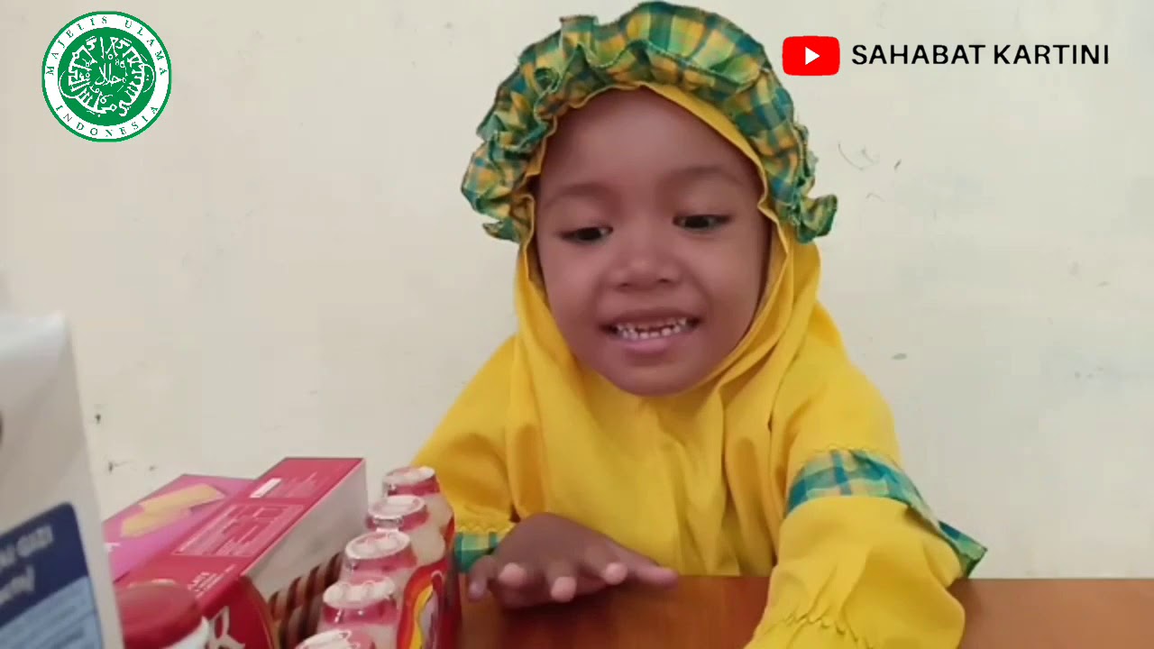MENGENALKAN MAKANAN & MINUMAN BERLABEL HALAL PADA ANAK PAUD - YouTube