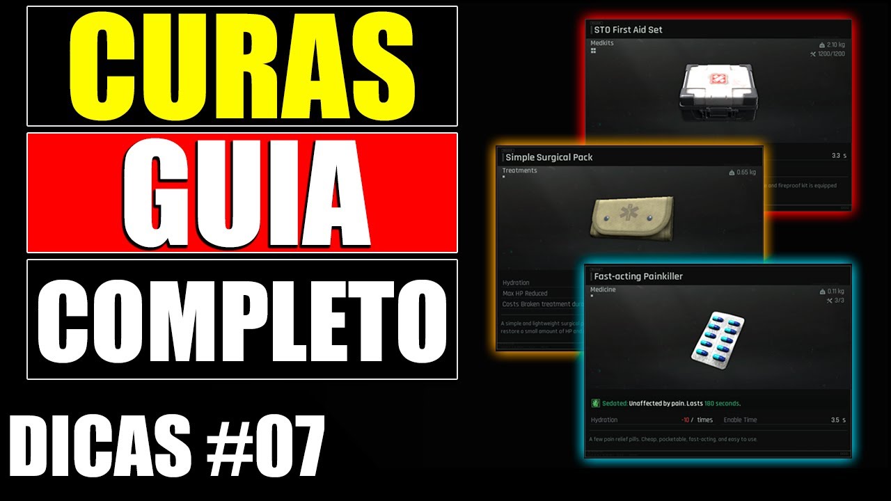 GUIA COMPLETO MELHORES MEDKITS ARENA BREAKOUT INFINITE DICAS KIT MÉDICO ...