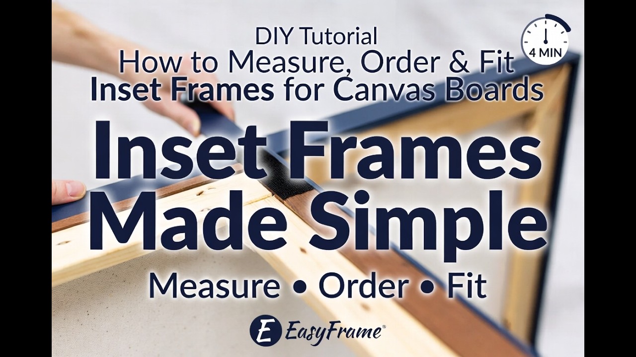 How To Measure, Order and Fit Inset Frames - YouTube