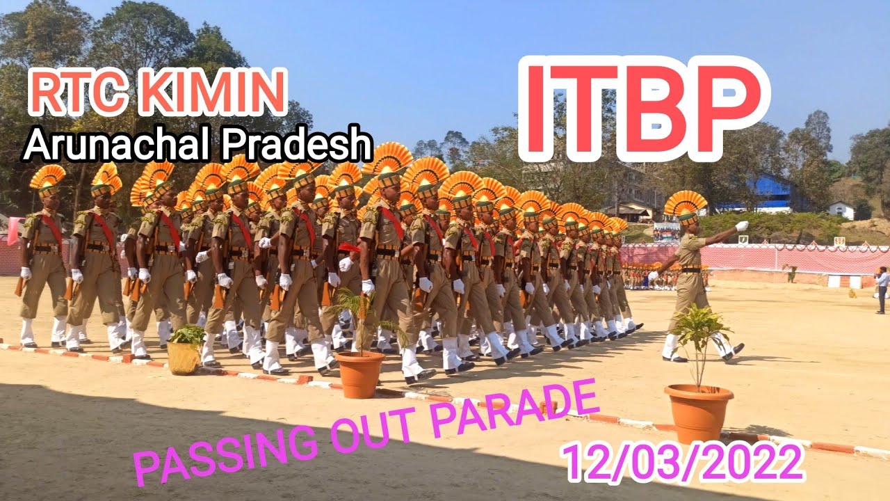 ITBP Passing Out Parade, RTC KIMIN, 475 GD BASIC TRAINING - YouTube