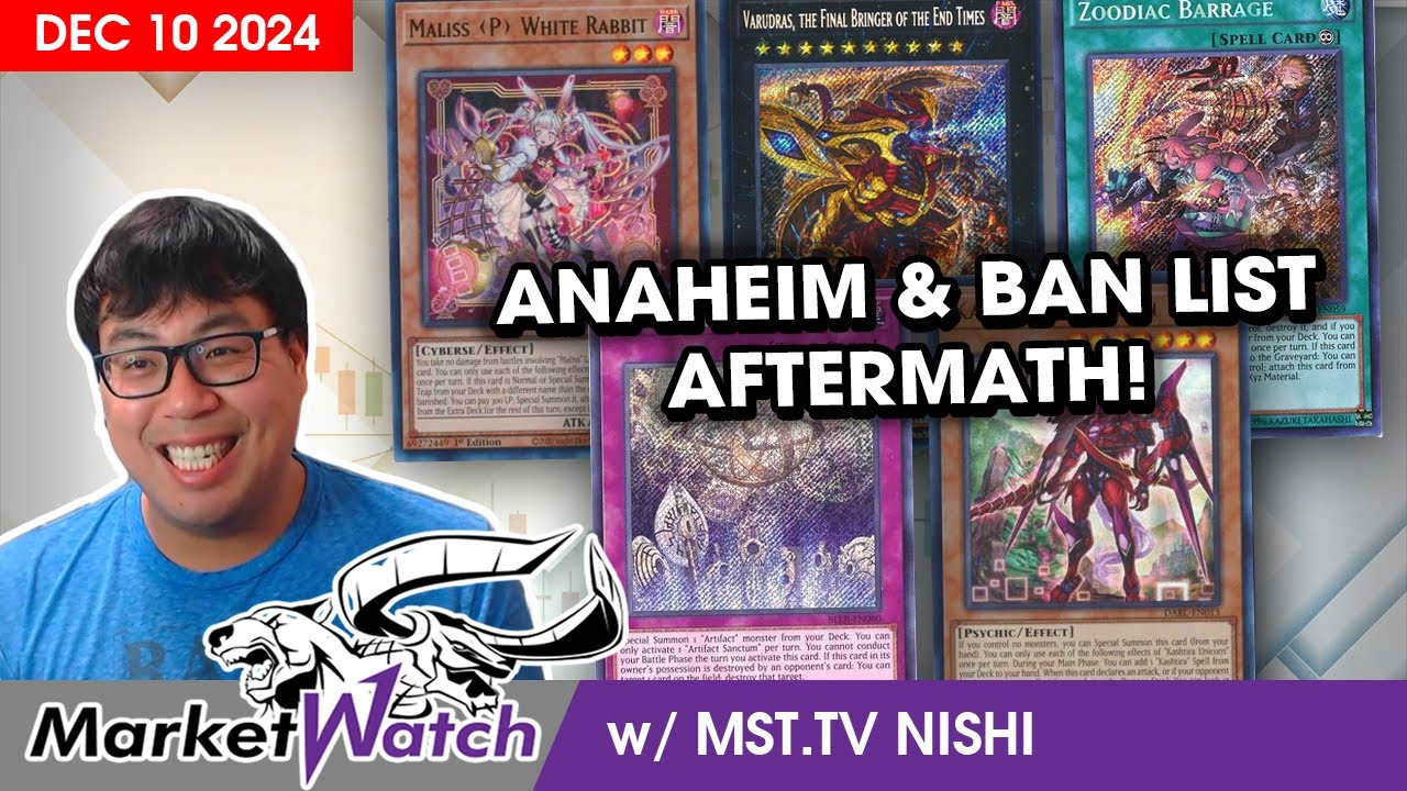 YCS Anaheim & New Ban List Drive the Market Crazy! Yu-Gi-Oh! Market ...