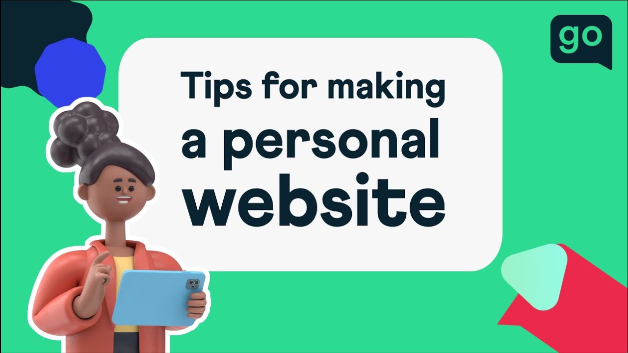 Making a Personal Website: Tips for Building a Website - YouTube