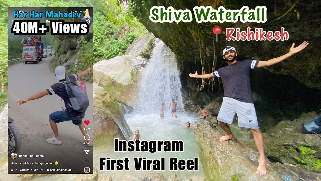 First Viral Video || Shiva Waterfall || Neelkhanth Mahadev || Rishikesh ...