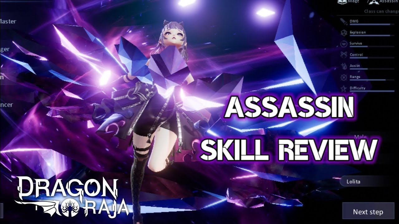 Dragon Raja Assassin Skill Review - YouTube