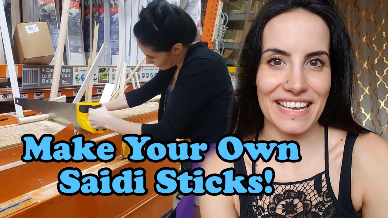 How To Make Your Own Saidi Dancing Sticks! | SharqiDance - YouTube