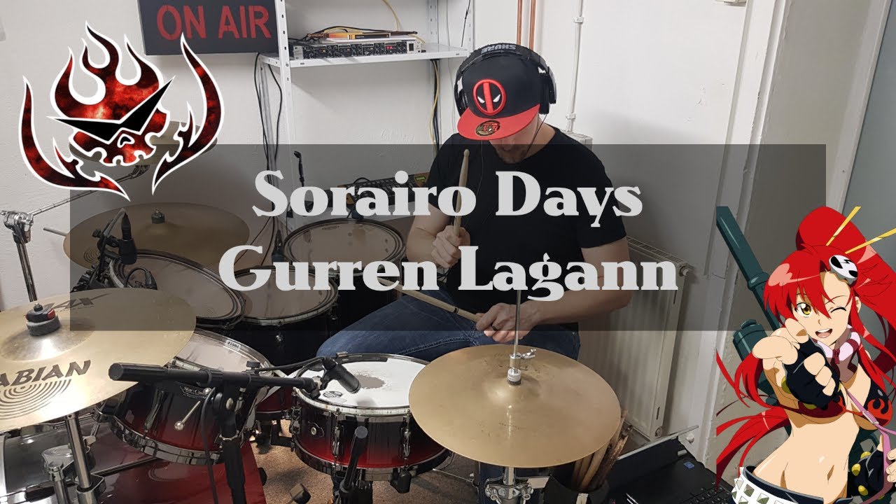Sorairo Days - Gurren Lagann (Shoko Nakagawa) | Drum Cover by ...