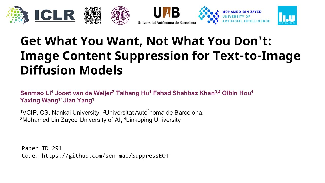 [ICLR2024] Image Content Suppression for Text-to-Image Diffusion Models ...